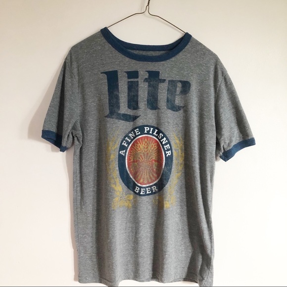 Miller | Shirts | Miller Lite Beer Tee Shirt | Poshmark